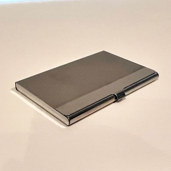 Accessories | Stainless Steel Metal Business Card Case | Poshmark